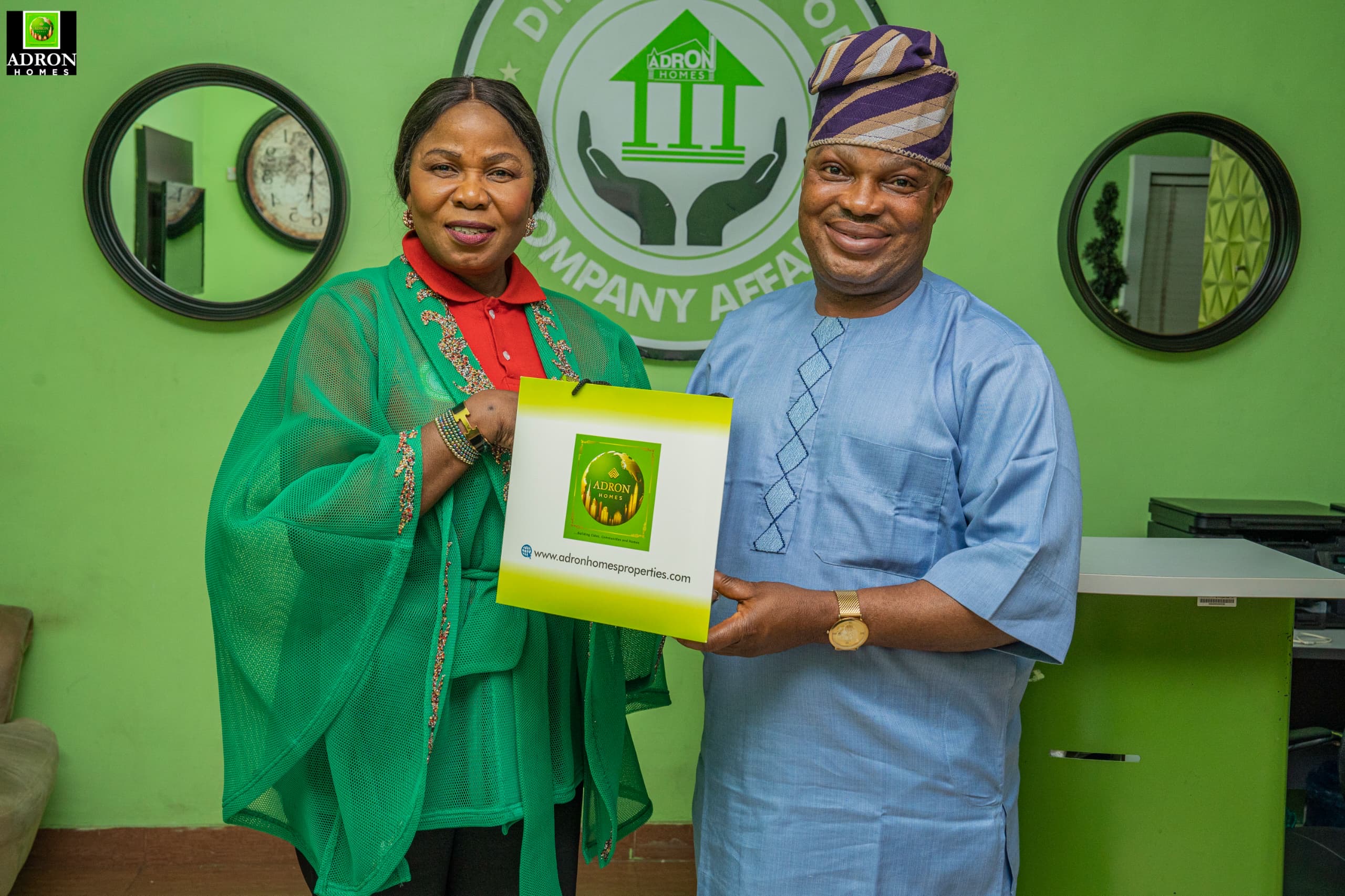 When Oyo NUJ visited Adron Homes...lauds company’s contribution to ...